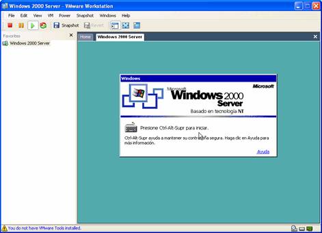 Configuración de Windows 2000 Server